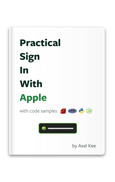 Practical Sign in With Apple guide book